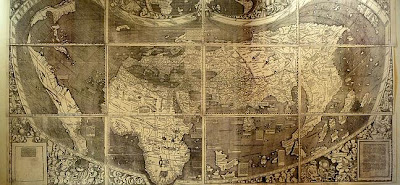 antrophistoria: Hallan el mapamundi con América más antiguo del mundo.