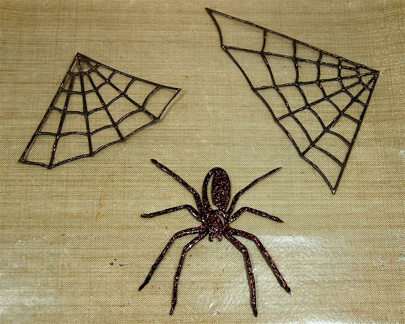 Capadia Designs: Sparkly Spider Halloween Card