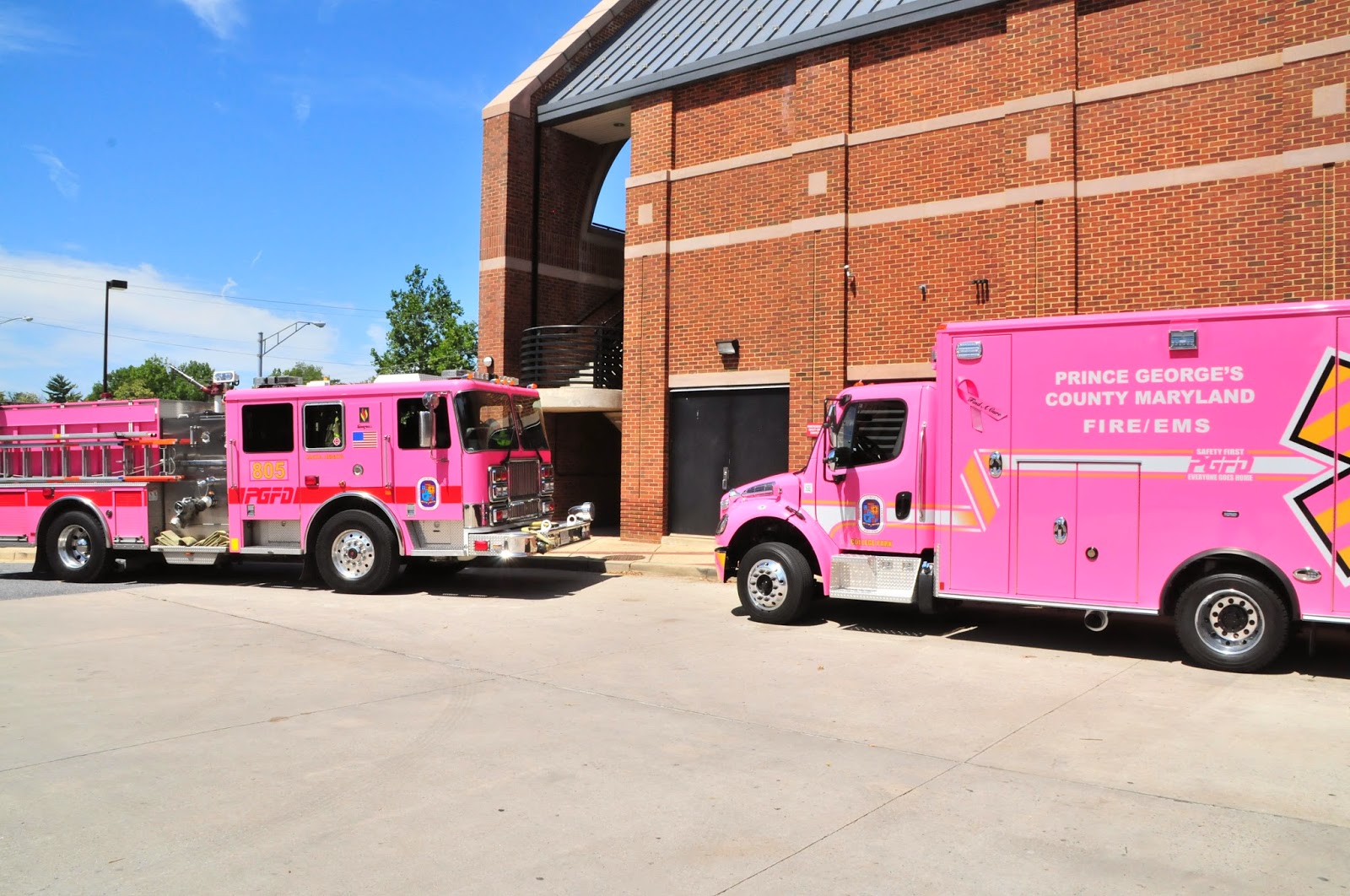 Tweet A Nickname for New PGFD Pink Paramedic Unit