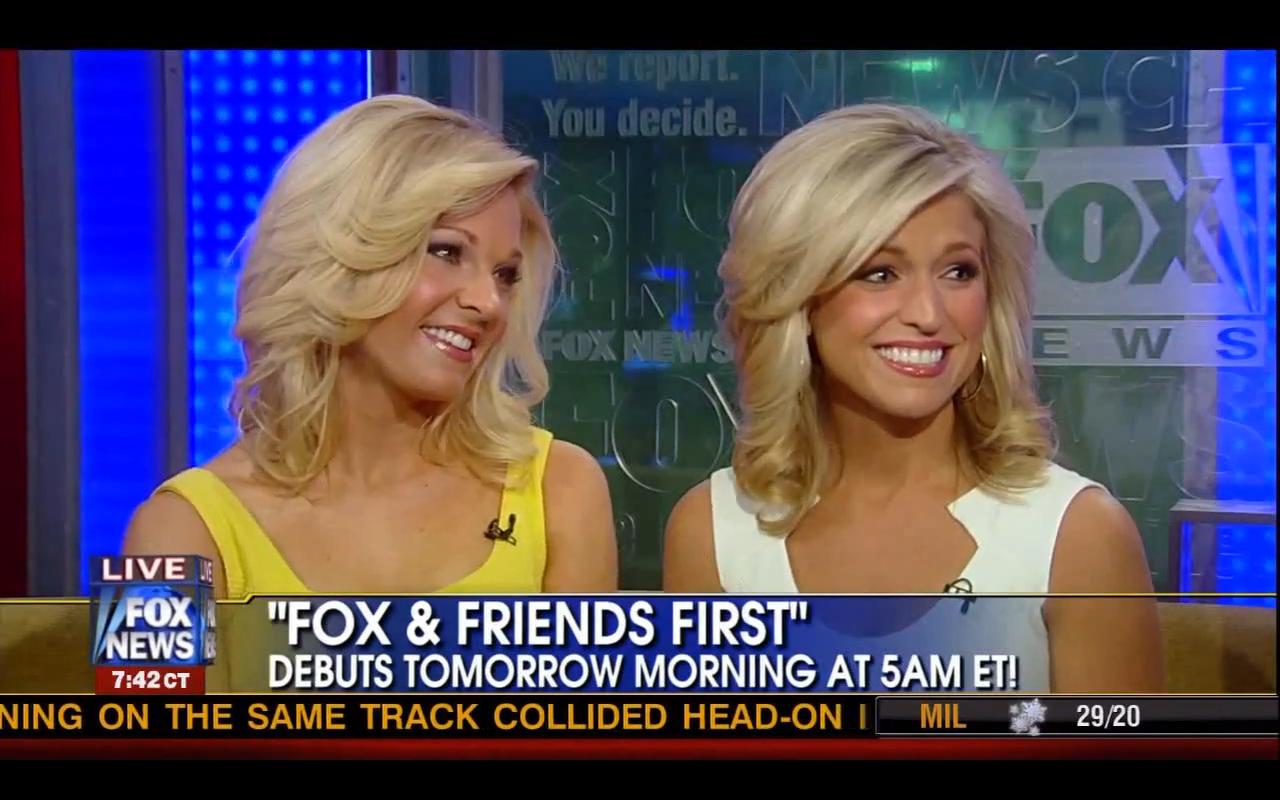 Reporter101 Blogspot: Fox and Friends and Now Fox and Friends First.