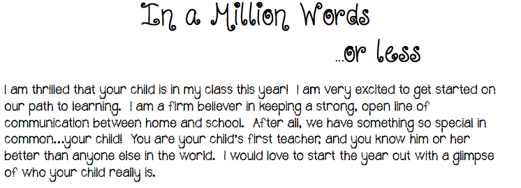 Simply the Middle: Million Word Letter