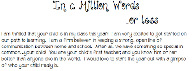 Simply the Middle: Million Word Letter