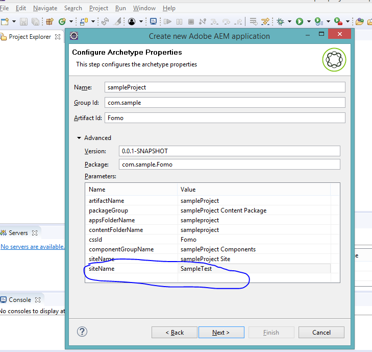 AEM/CQ5 : Configuration of AEM Plugin for Eclipse