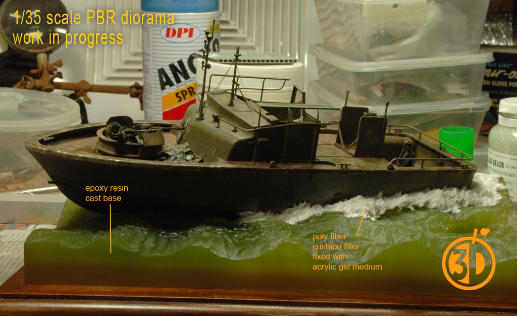 Orange 3D Plastic: PBR painted