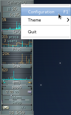 SiB 在部落格說過: GKrellM（電腦系統狀態顯示程式）之安裝、設定