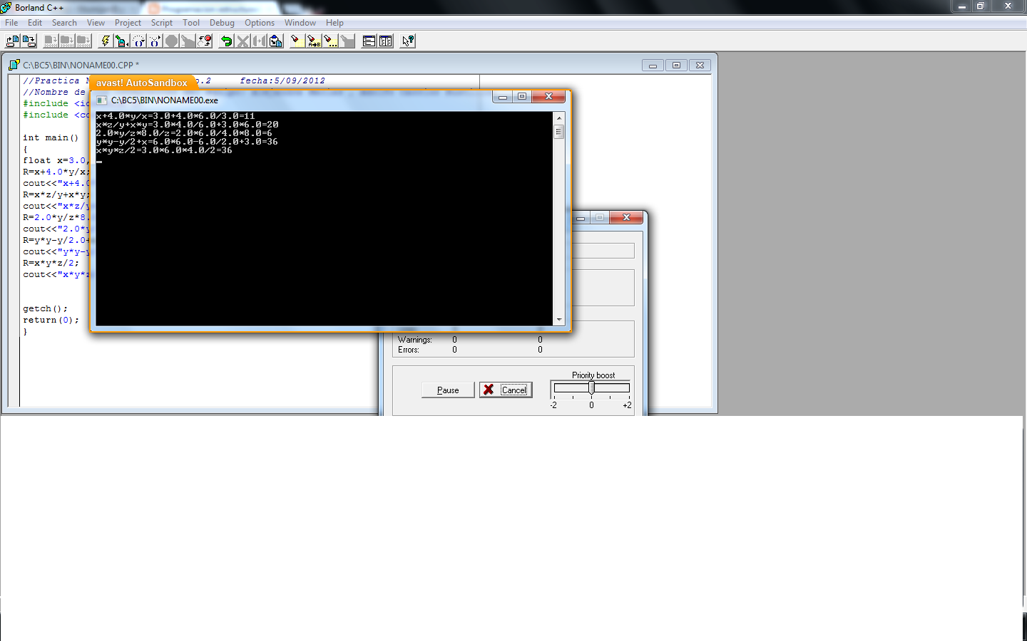 Programacion estructurada: PRACTICA NO.2