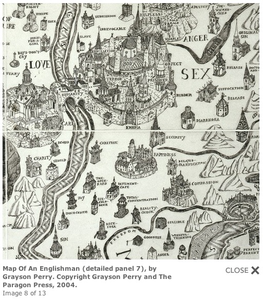 YING ZHANG: Grayson Perry: Map of An Englishman