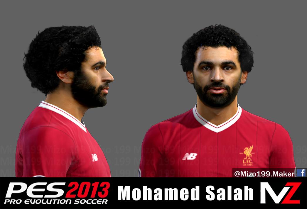PES 2013 Mohamed Salah Face by Mizo 199 Faces And Stadiums Maker