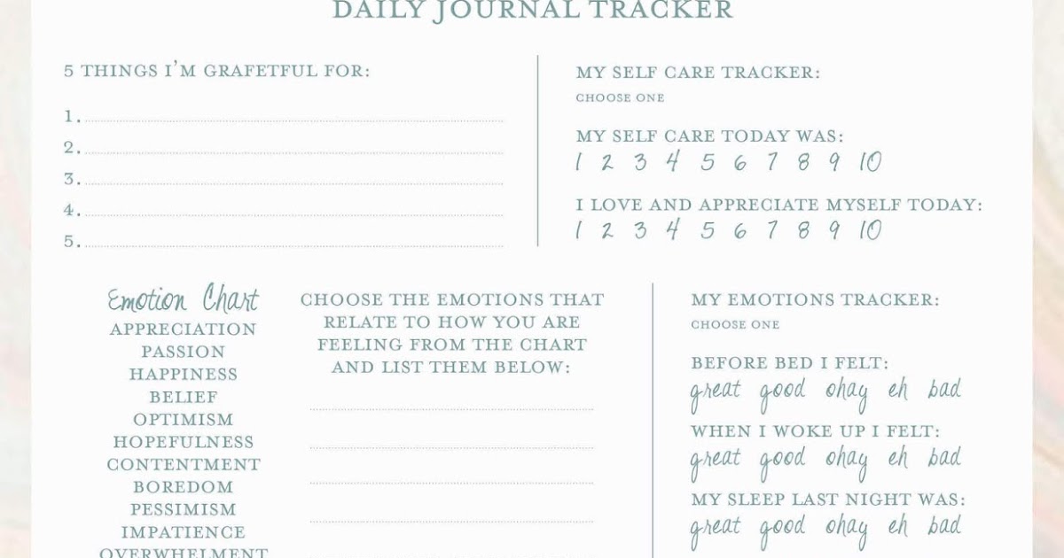 Daily Journal Tracker