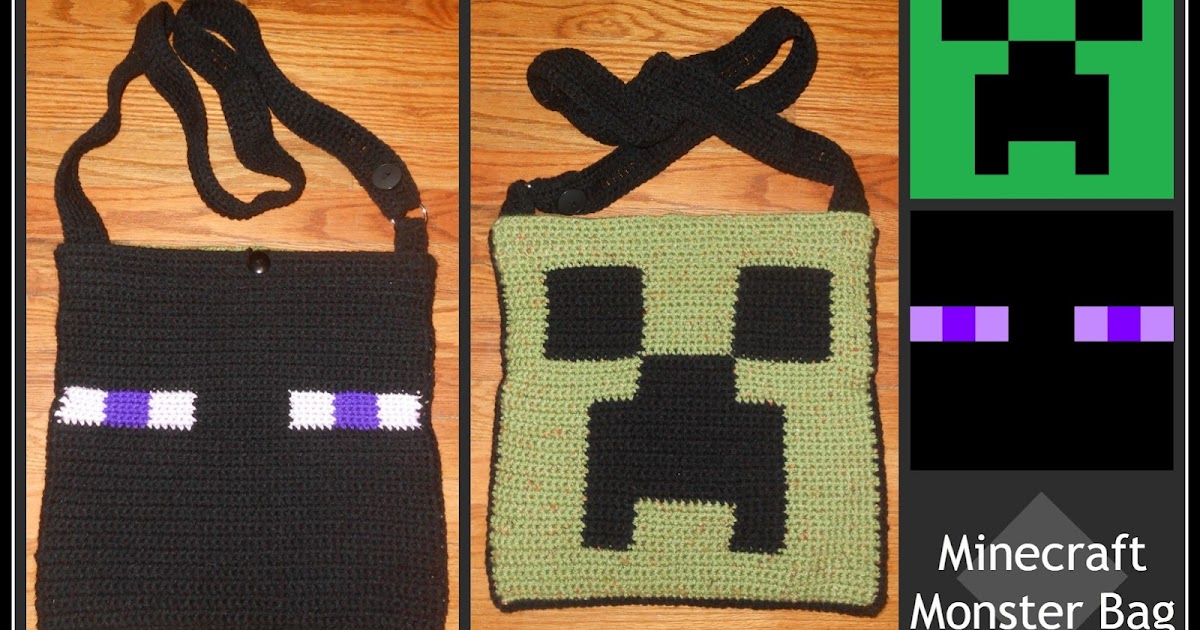Through the Keyhole: Minecraft Monster Bag Pattern