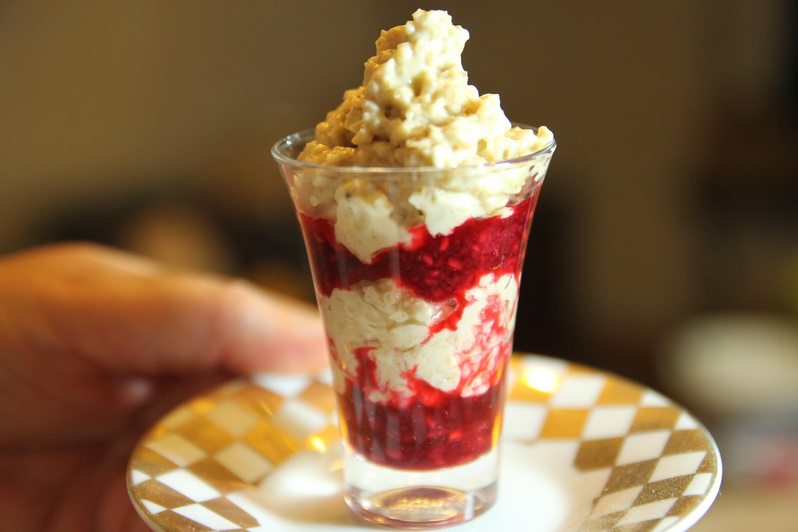 Cranachan Cream Crowdie With Rum - Traditional Scottish Recipe with a ...