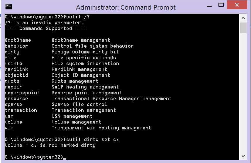 How do I tell when ChkDsk was last run?
