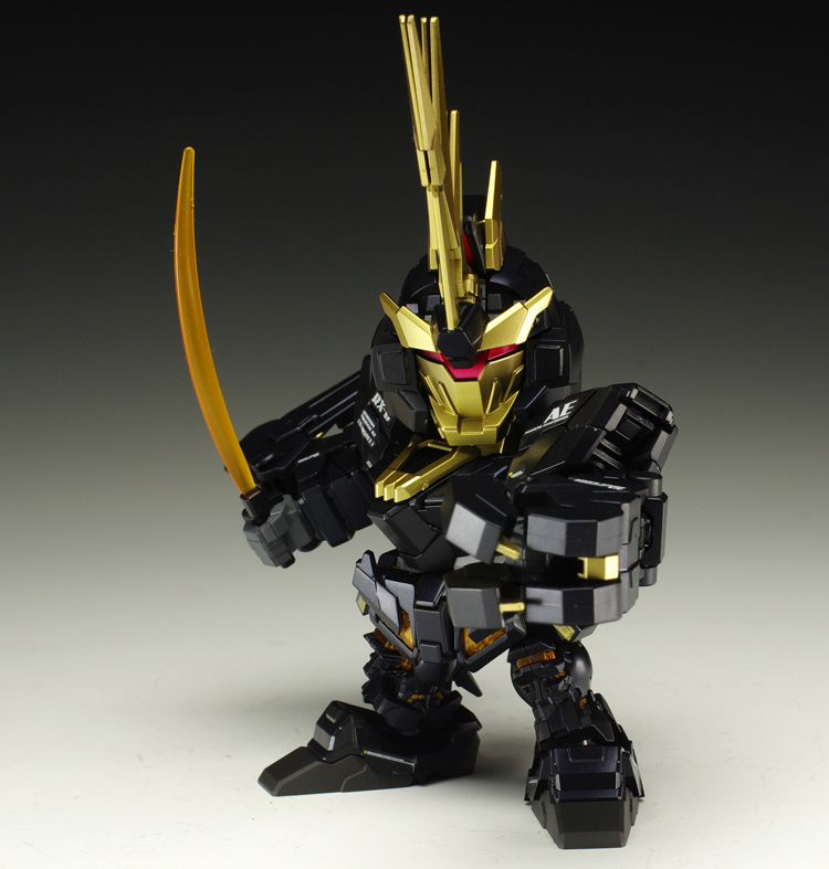 GUNDAM GUY: SD Gundam BB Senshi Banshee - Painted Build by Schizophonic9