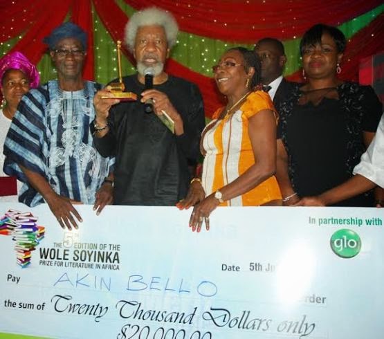 Akin Bello wins $20,000 Wole Soyinka Prize