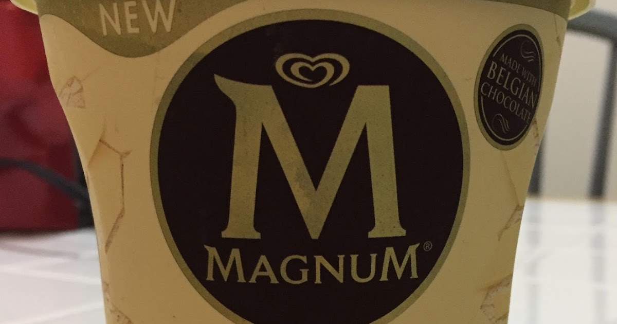 Magnum White Chocolate Vanilla and Dark Chocolate Raspberry