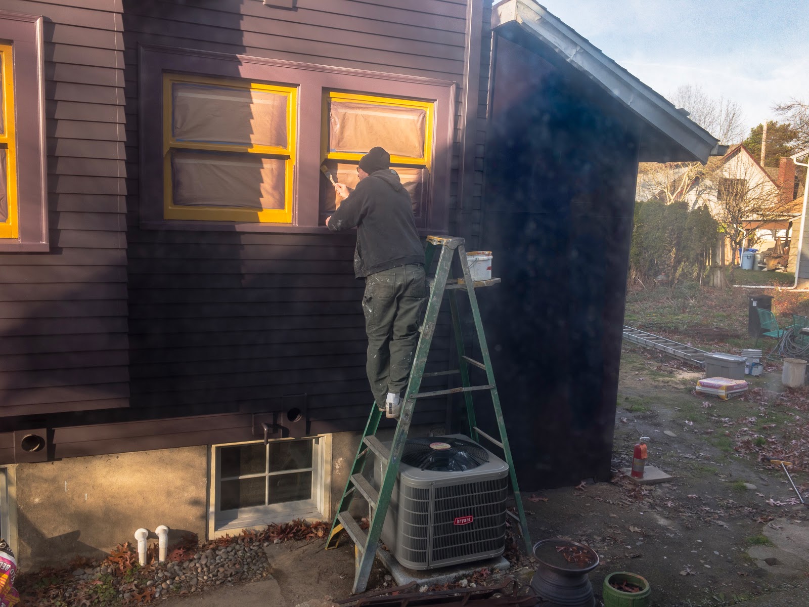 Painting (Looking Through A Dirty Kitchen Window)