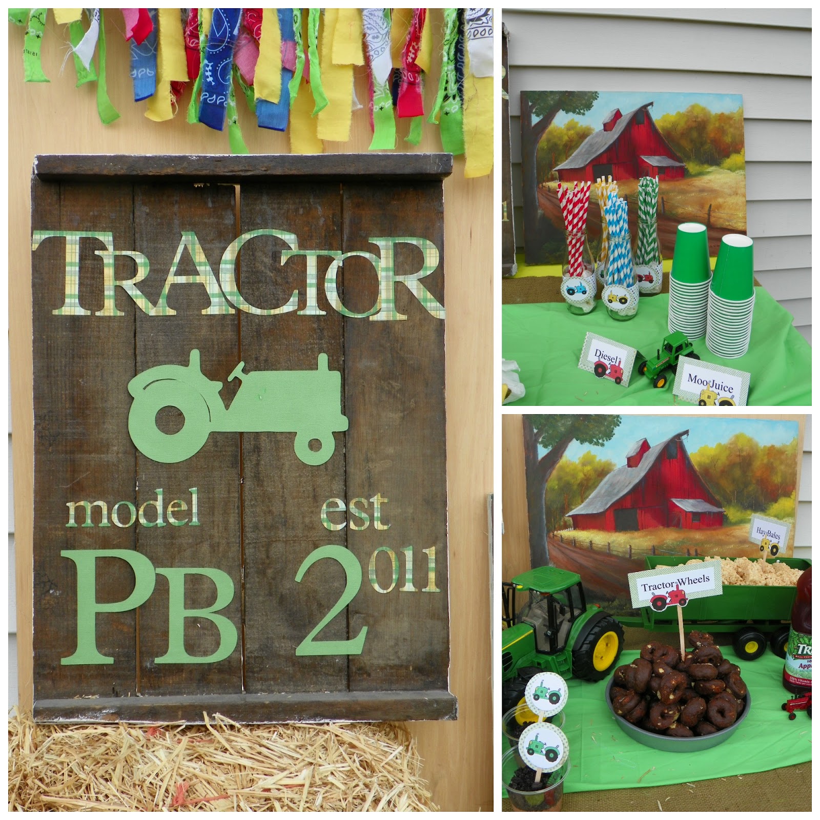 OUT IN THE FIELDS: Tractor Birthday Party