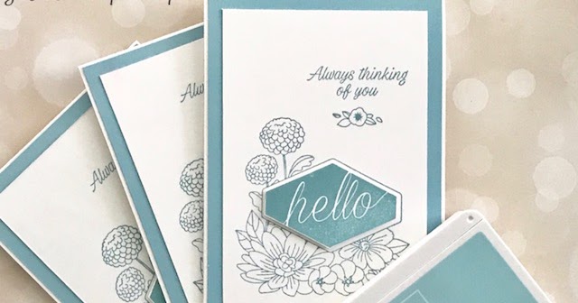 scrimpingmommy: Simple one stamp one ink card.