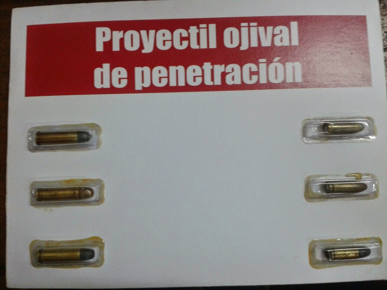 UCSAR-POSTGRADO: TIPOS DE PROYECTILES