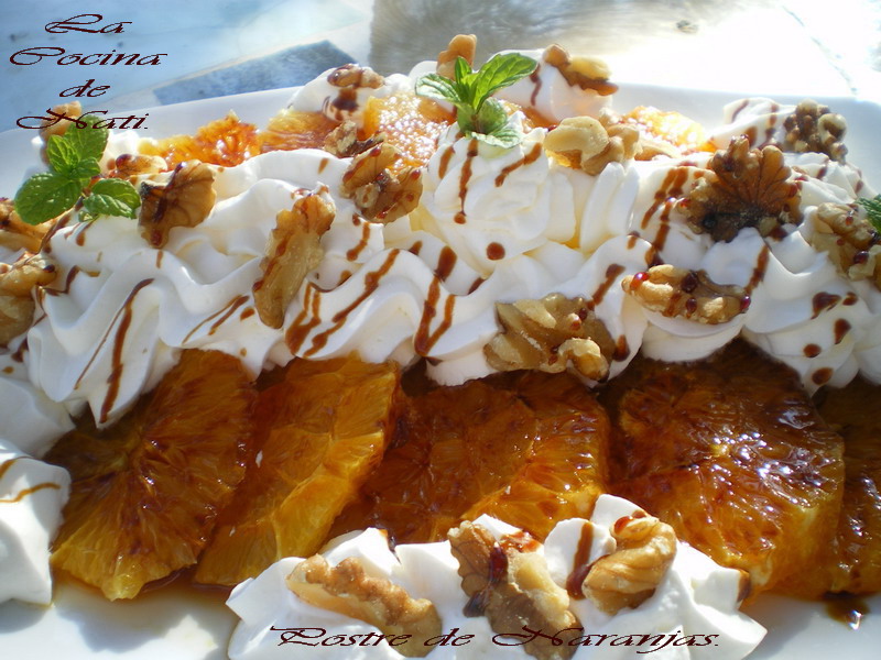 La Cocina de Nati.: POSTRE DE NARANJAS AL CARAMELO.