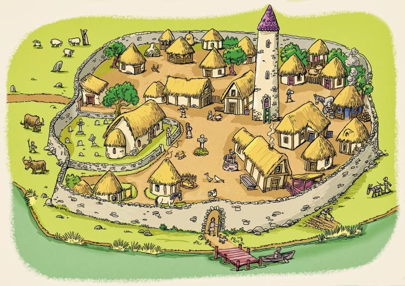 Dusan Pavlic's Illustrations: Celtic Monastery