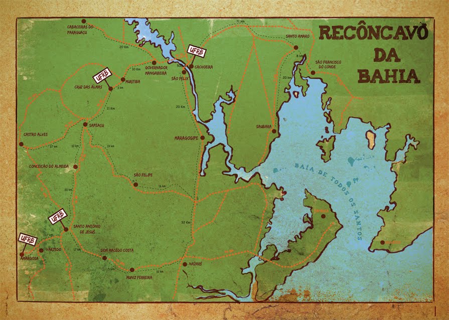 Mapa Do Recôncavo Baiano - FDPLEARN