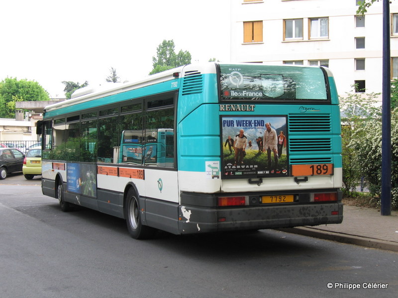 Les Tramways,Métro,RER,Bus de la RATP: Bus 189