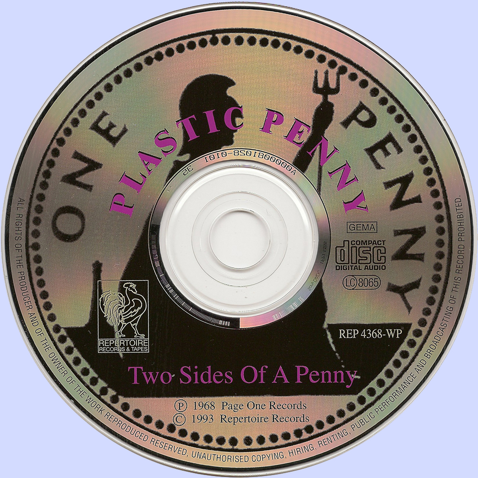 Plain and Fancy: Plastic Penny - Two Sides Of Penny (1968 uk ...