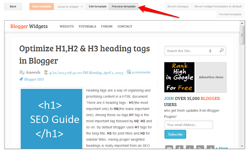 My Web Blogger Tricks: Blogger Launches a new Template Editor