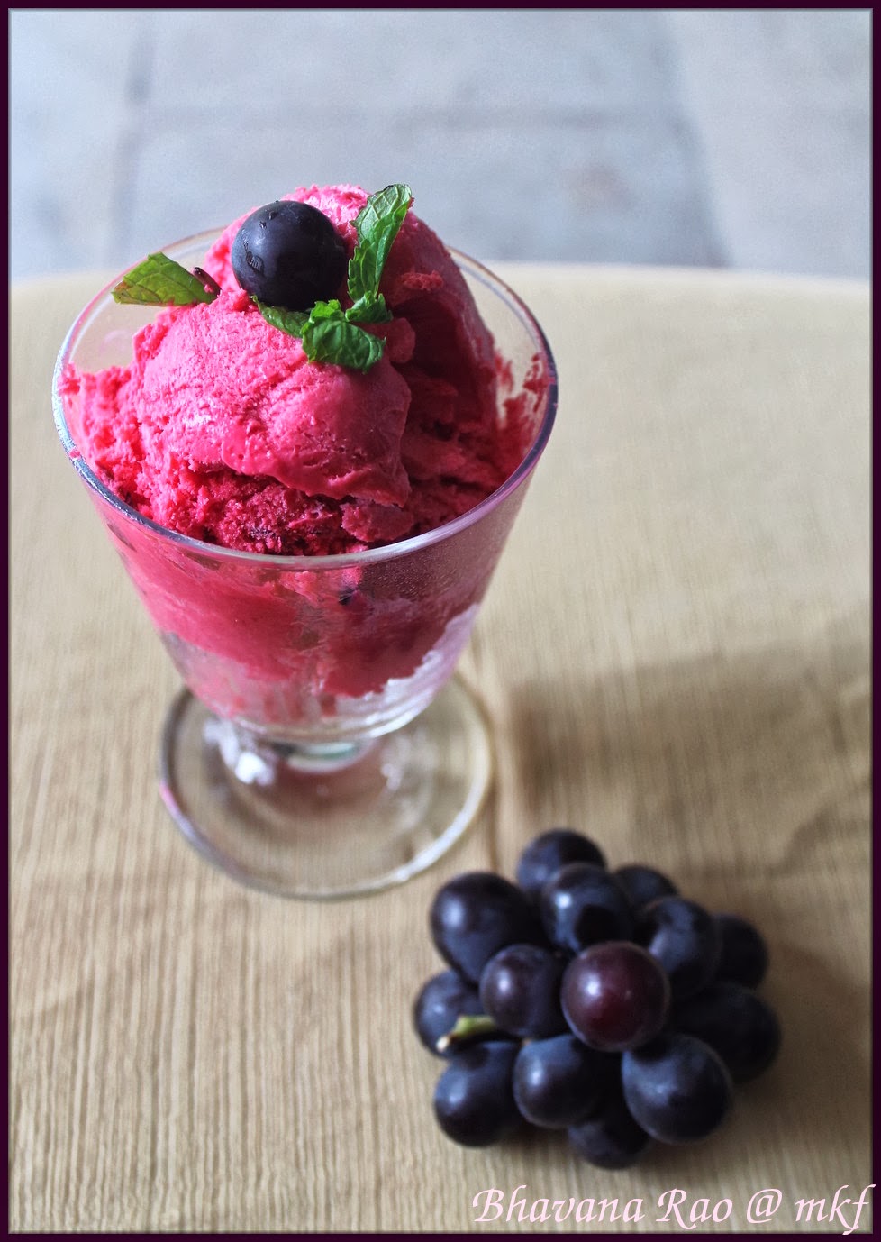 My Kitchen Fantasies: Purple Grapes Ice Cream