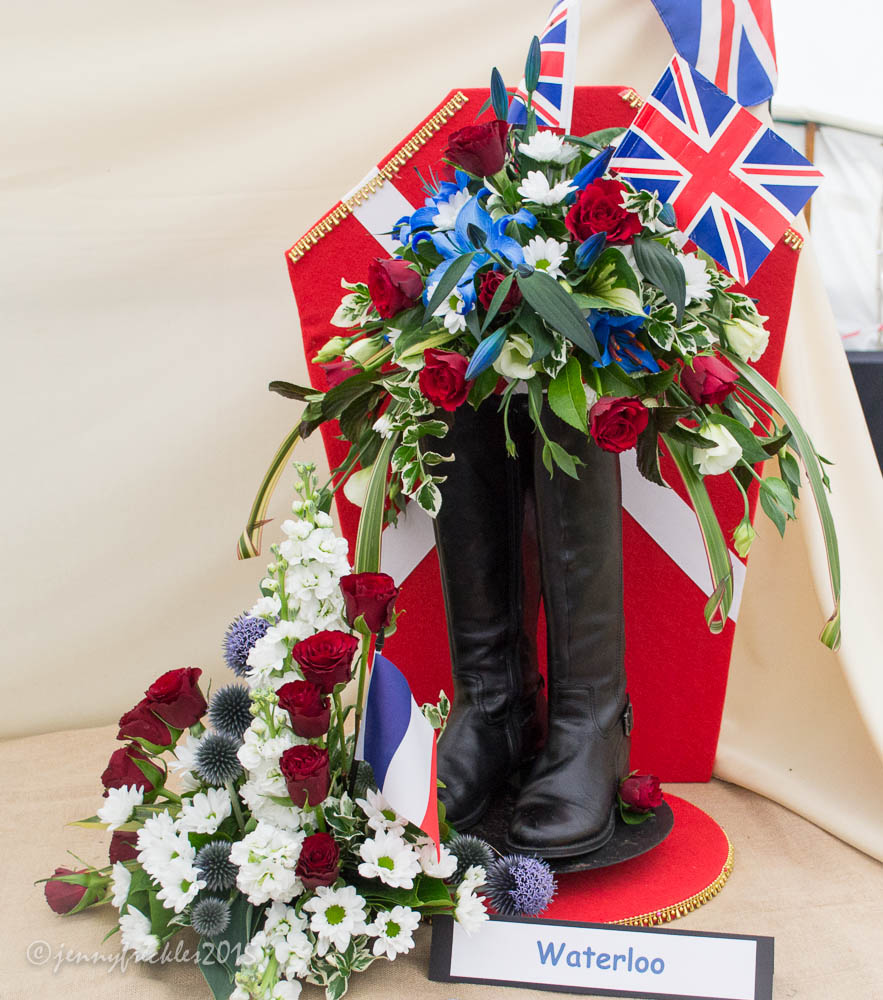 Saltaire Daily Photo: Waterloo in red, white and blue