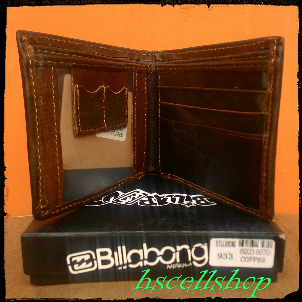 Dompet Pendek Pria Kulit Asli Branded Billabong Import kode (DKS723 ...