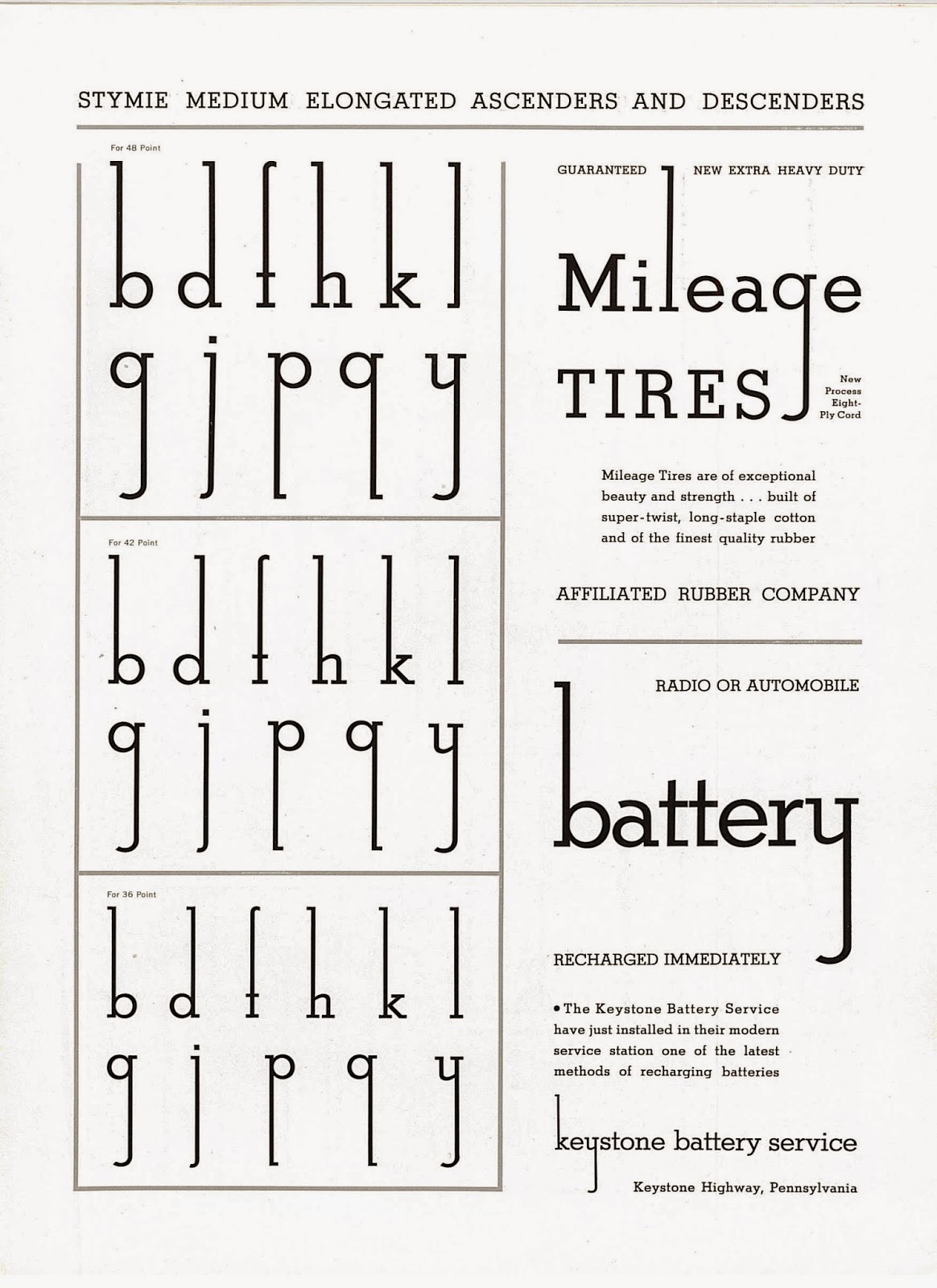 California Historical Society: Type Tuesday - Elongated Characters