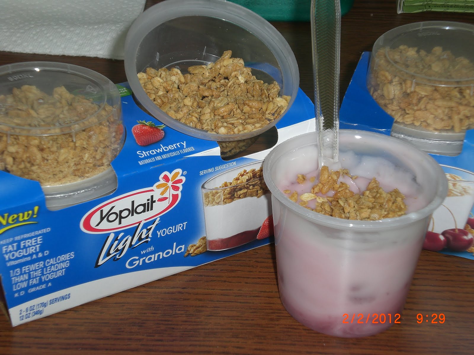 Yoplait Yogurt With Granola On Top at Paul Pineda blog