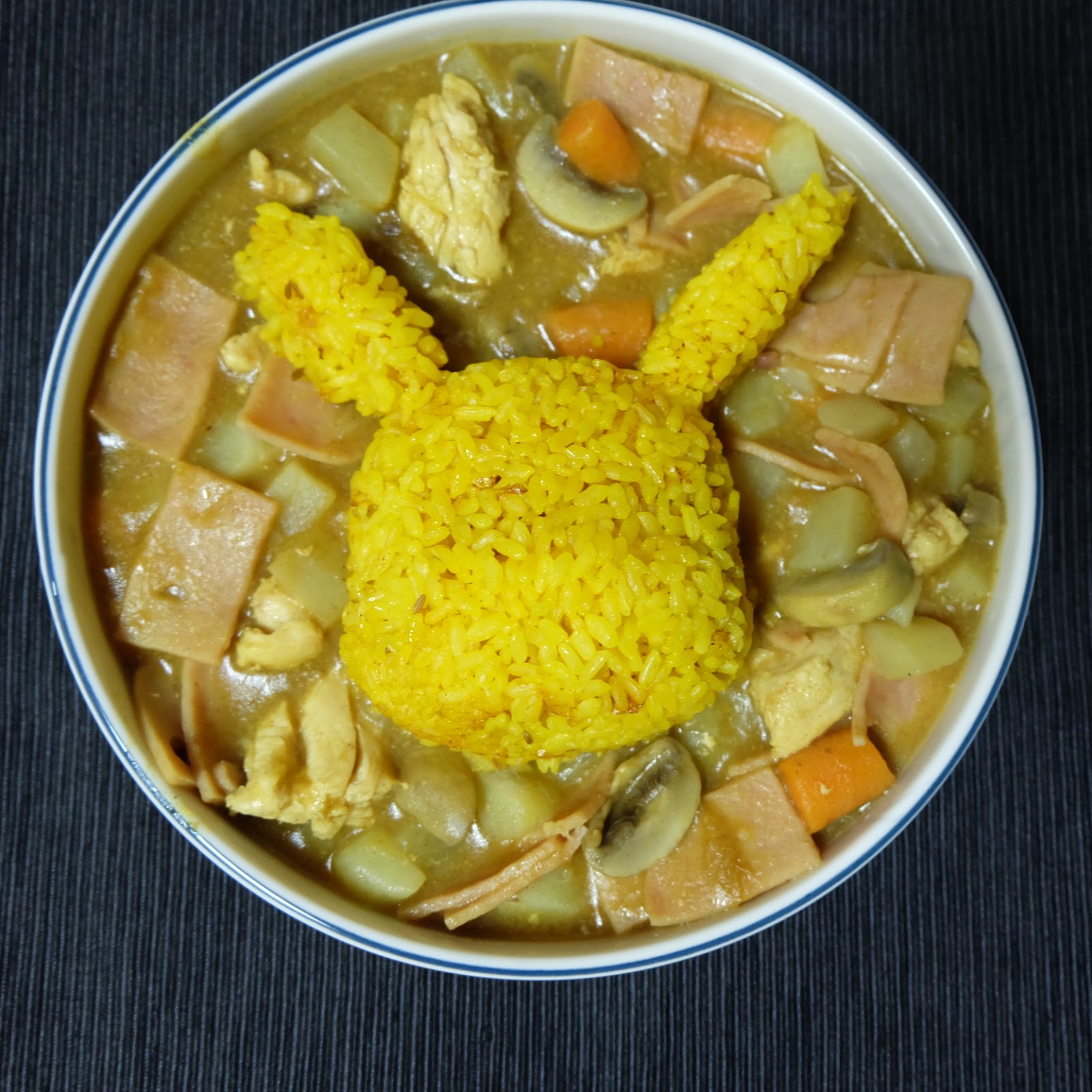 Cheat Pikachu Curry Turmeric Rice