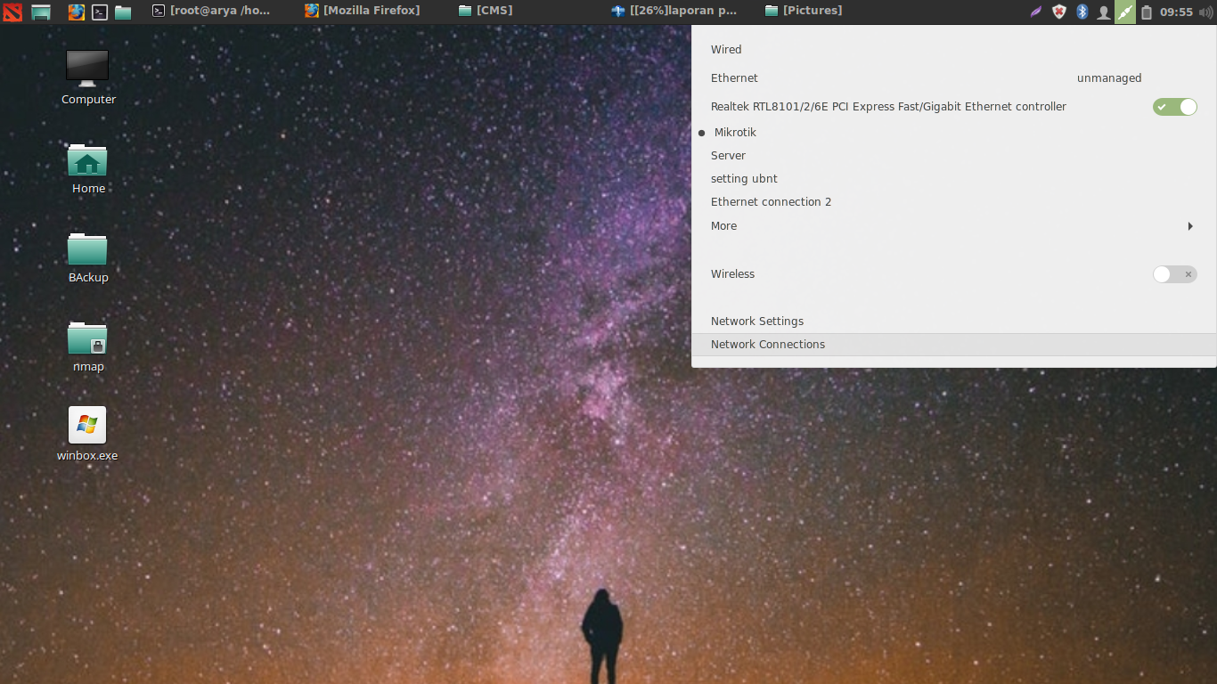 Cara Ganti Interfaces Lan pada Linux Mint - AryaBlcTelkom