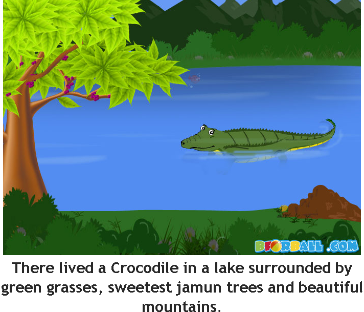 Dinesh Hx: The Crocodile and The Monkey Story with Pictures