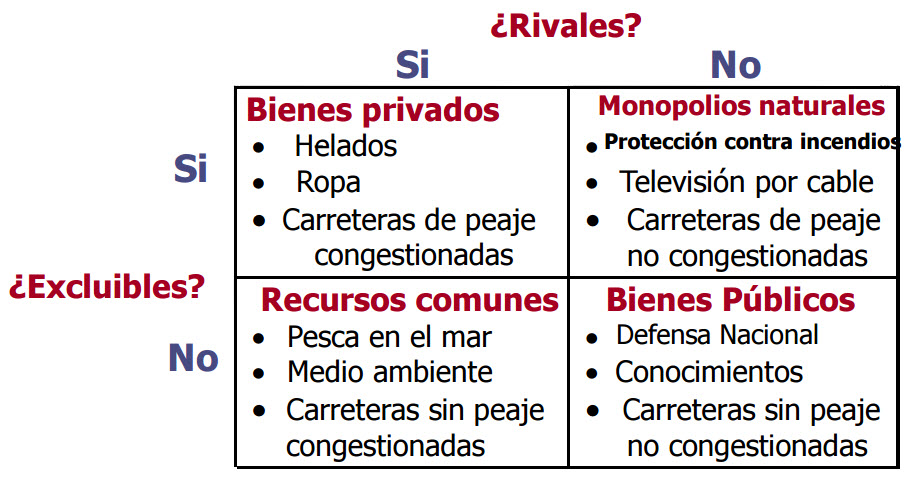 Análisis Económico en porciones: BIENES PÚBLICOS Y PRIVADOS