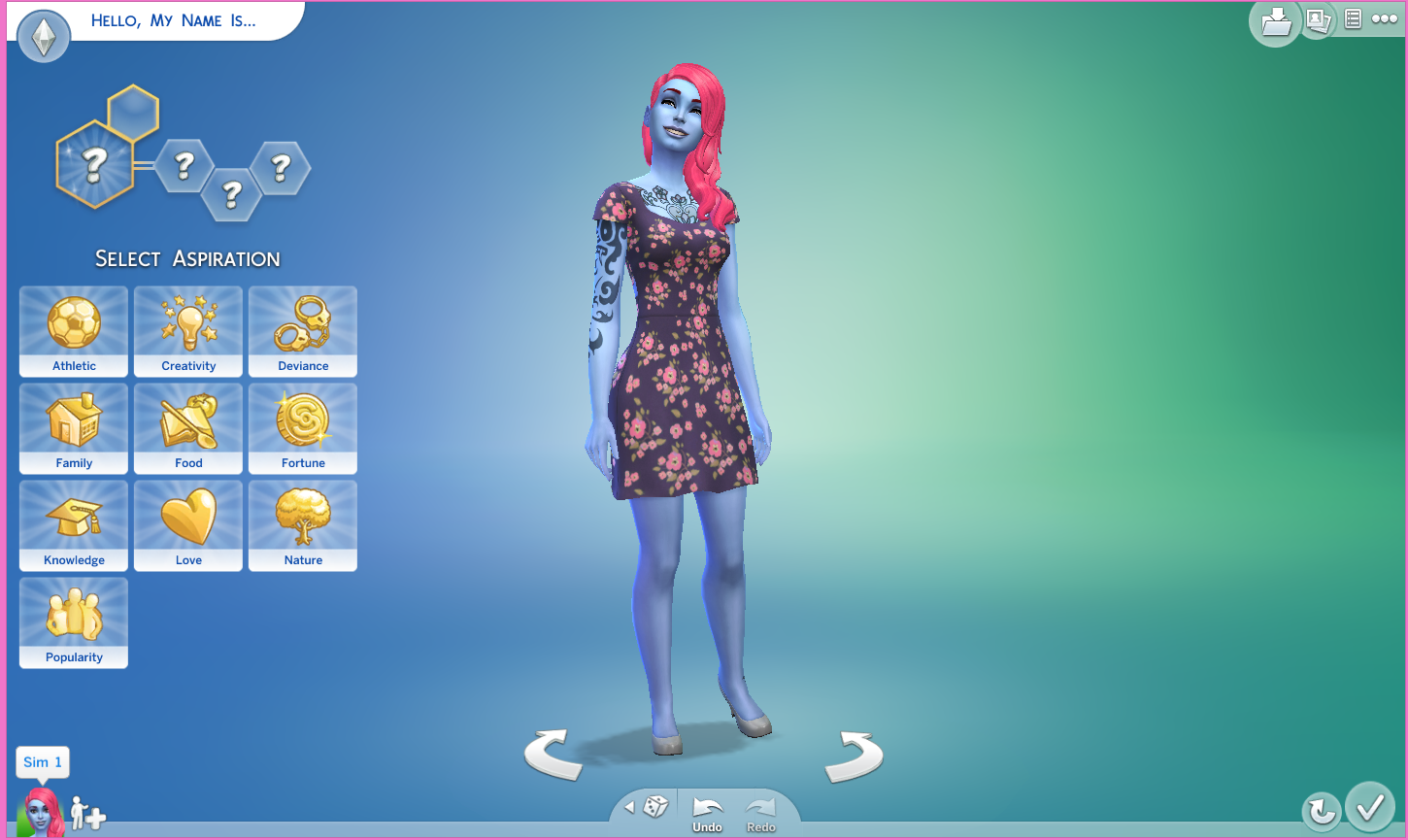 Imperfect Gaming: Sims 4 CAS Demo [Female Sim]