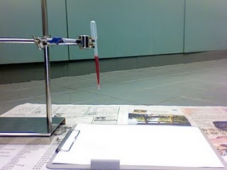 CSI!: Blood Splatter. Lab Experiment.