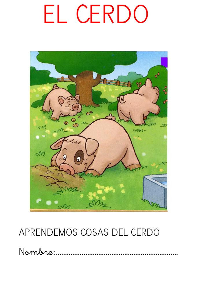 RECURSOS y ACTIVIDADES para Educación Infantil: Libro del CERDO