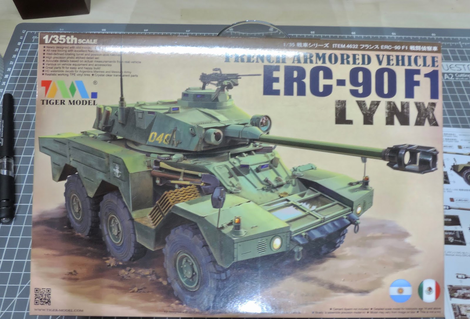 Pete's Model World : Tiger Models Panhard ERC-90 F1 Lynx