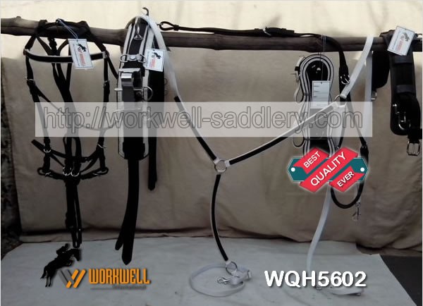 Quality Quick Hitch Trotting Harness - White PVC | Trotting Harness ...