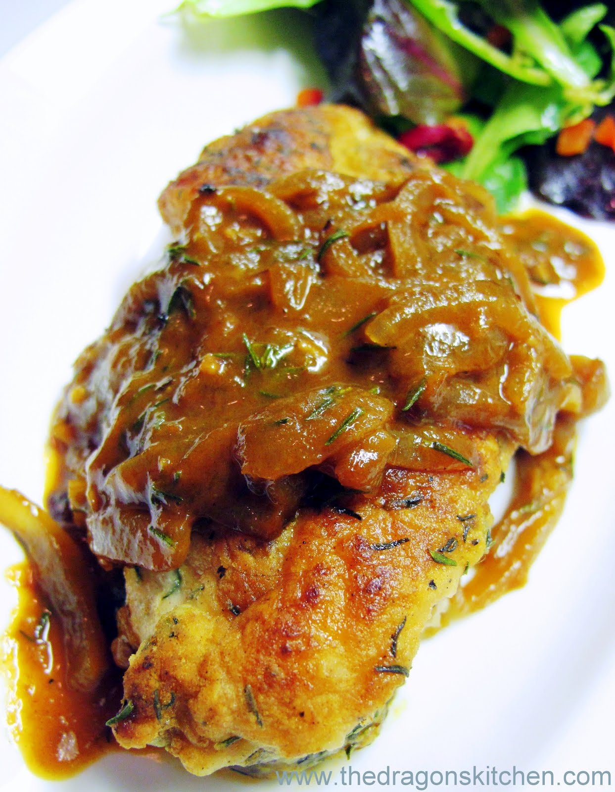 Dragon's Kitchen: Chicken Lyonnaise