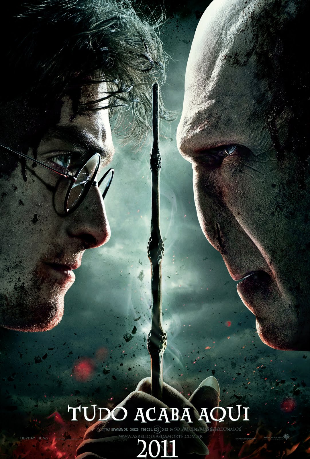CinemaFreakers: Primeiro poster de HP7 Parte 2 em português.