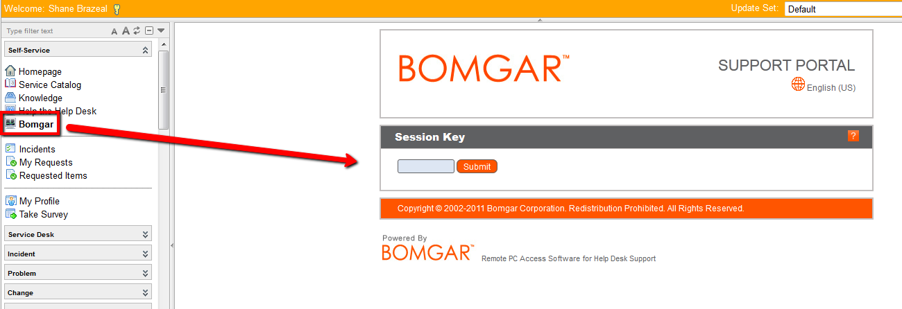 Shane Brazeal: Remote Support Tool Bomgar & ServiceNow Integration