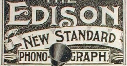 Phonautographist : The New Edison Standard. National Phonograph Co ...