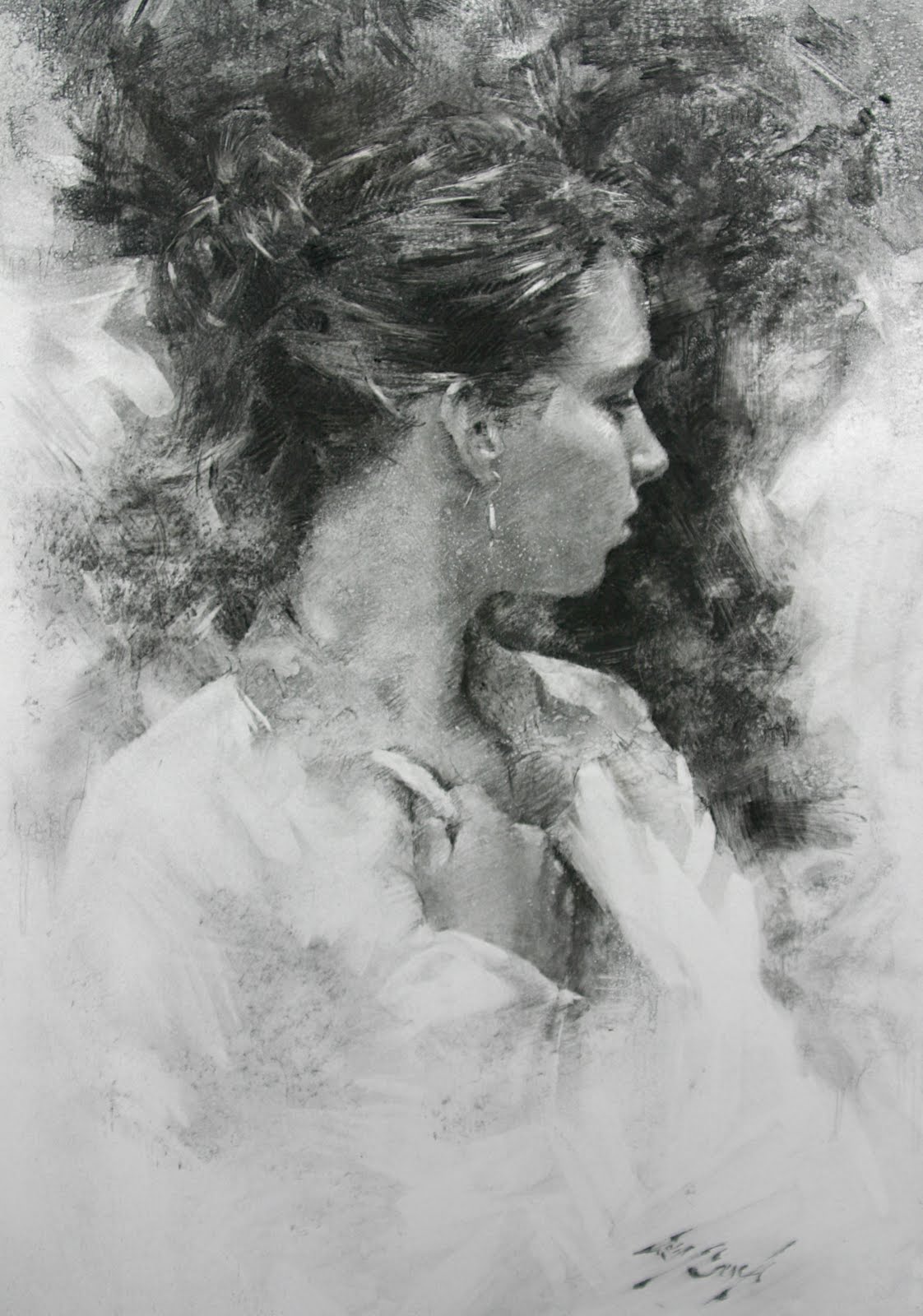 Casey Baugh | Portrait drawing, Charcoal art, Portrait art
