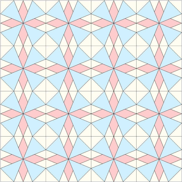 Chatelaine- Free BOW Sampler Quilt Block 68 - Threadbare Creations