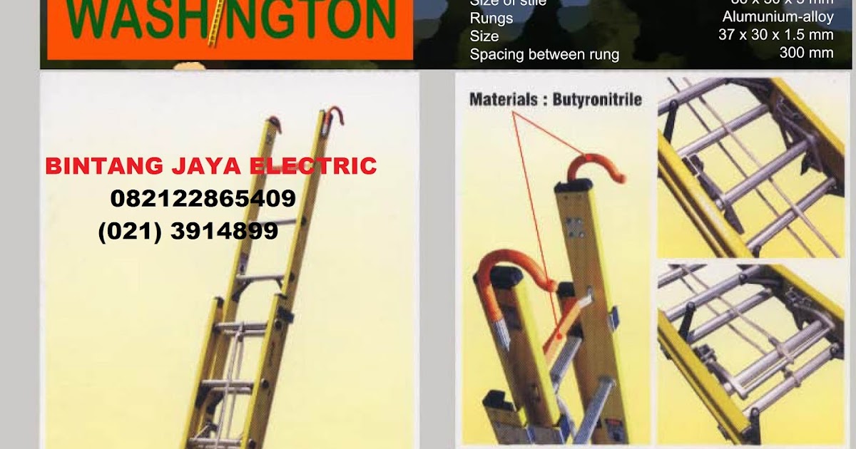 Bintang Jaya Electric: Tangga Fiber Merk Washington